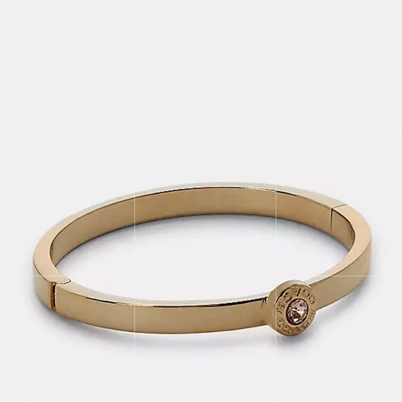 Coach | Accessories | Coach Open Hinged Bangle | Poshmark
